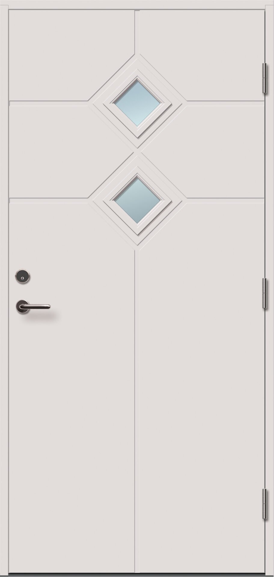 Klaasiga välisuks Cornelia 2R- Uksedlukud.ee